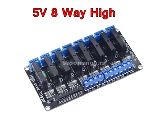 3-24V 8 Kanala SSR Modul 250V 2A HIGH ZA Arduino