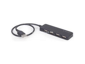 GEMBIRD 4-port USB Type-C hub black