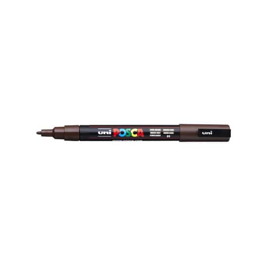 UNI marker PC-3m braon tamno 22 dark brown POSCA /0.9-1.3mm