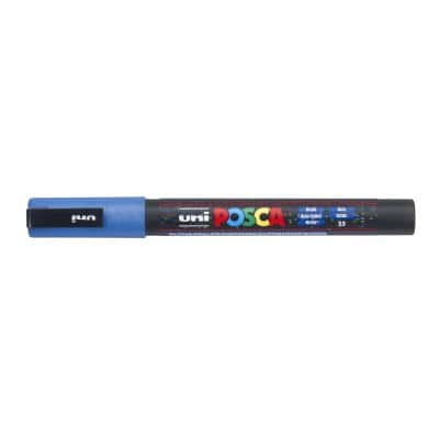 UNI marker PC-3m plavi teget navy blue POSCA /0.9-1.3mm