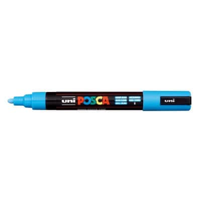 UNI marker PC-5m plavi svetlo light blue POSCA