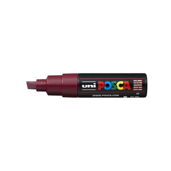 UNI marker PC-8k crveni (red wine) 8mm POSCA
