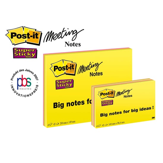 Post-it Super Sticky 152 x 101 mm, 4 boje x 45L 6445-4SS EU 3M