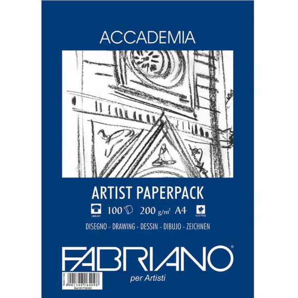 Papir FABRIANO ACCADEMIA ARTIST 200gr A4 100L (50814200)