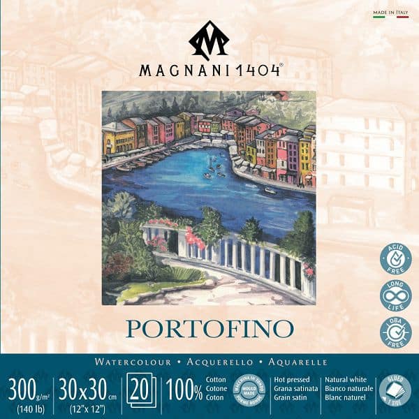 Blok MAGNANI PORTOFINO 30x30cm / 300gr / 20L (M4303020) (MAGNANI)