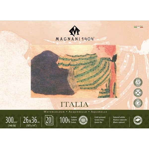 Blok MAGNANI ITALIA 26x36cm / 300gr / 20L (M4263603) (MAGNANI)