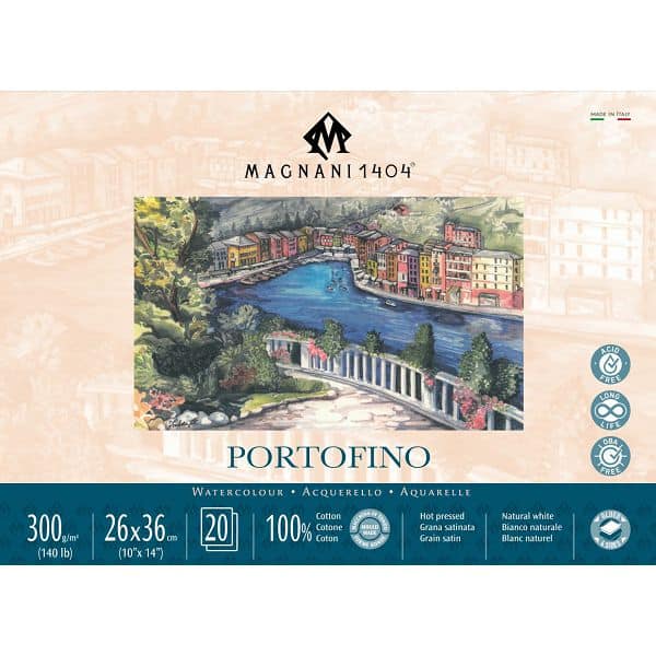 Blok MAGNANI PORTOFINO 26x36cm / 300gr / 20L (M4263616) (MAGNANI)