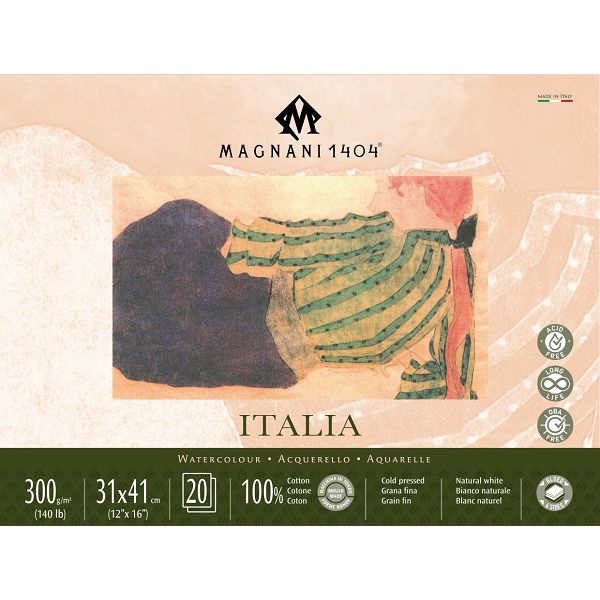 Blok MAGNANI ITALIA 31x41cm / 300gr / 20L (M4314104) (MAGNANI)