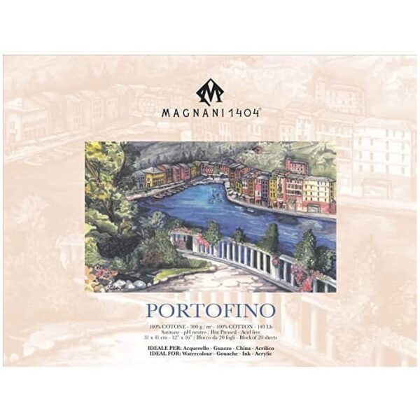 Blok MAGNANI PORTOFINO 31x41cm / 300gr / 20L (M4314117) (MAGNANI)