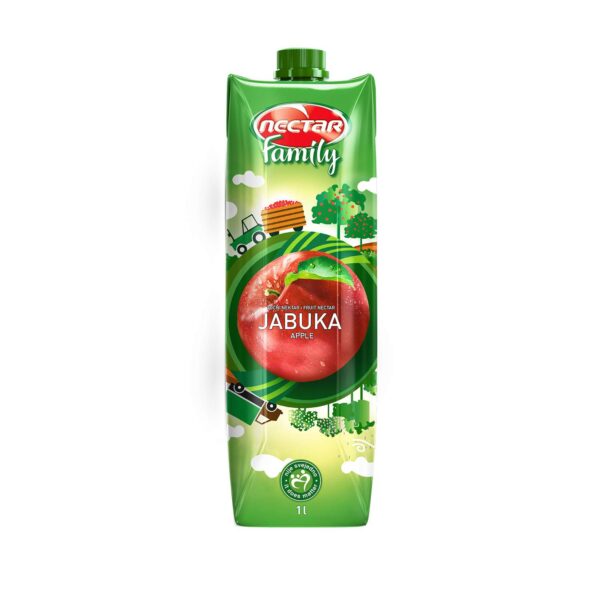 Voćni sok Nectar Family jabuka 1l