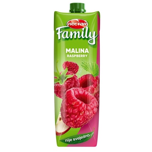 Voćni sok Nectar Family malina 1l