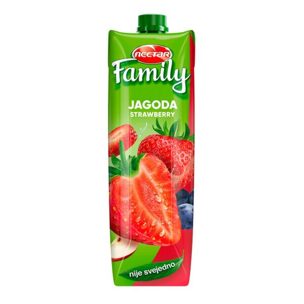 Voćni sok Nectar Family jagoda 1l