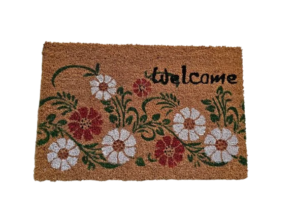 Pvc backed coir printed mat st 12010 – Otirač