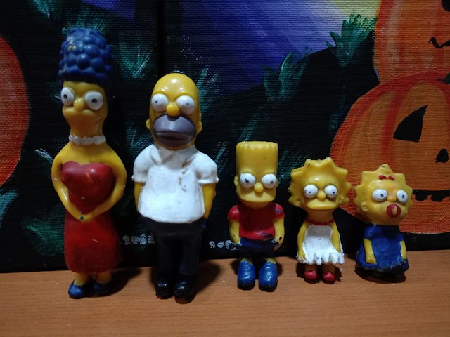 the Simpsons - Simpsonovi stari komplet 5 figura