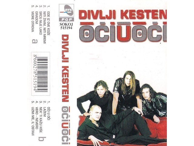 Divlji Kesten – Oči U Oči (KASETA) U CELOFANU