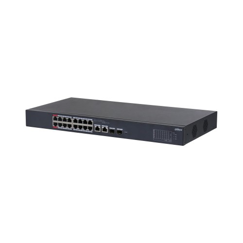 Dahua 18-Port Cloud Managed Desktop Switch with 16-Port PoE | CS4218-16ET-135