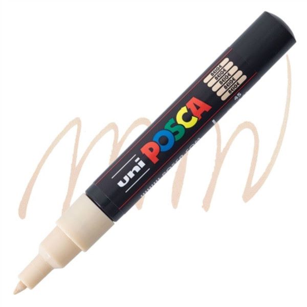 POSCA UNI MARKER PC-1M BEZ 45 BEIGE POSCA/0.7MM