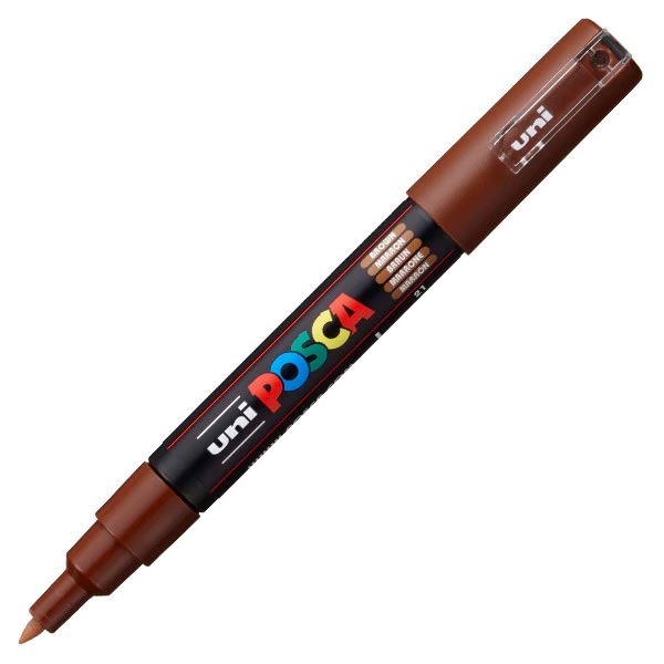 POSCA UNI MARKER PC-1M BROWN POSCA/0.7MM