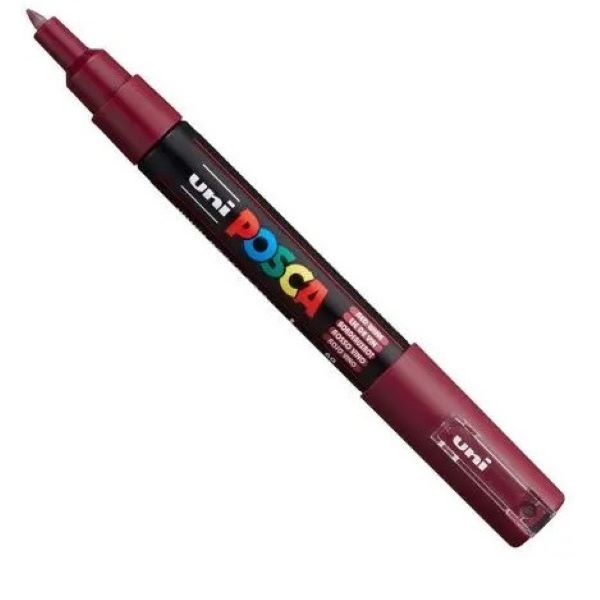 POSCA UNI MARKER PC-1M CRVENO VINO 60 RED WINE POSCA /0.7MM