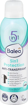 Balea
5in1 Protection ANTI-TRANSPIRANT sprej, 200 ml