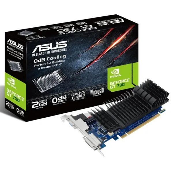 ASUS nVidia GeForce GT 730 2GB 64bit GT730-SL-2GD5-BRK grafička karta