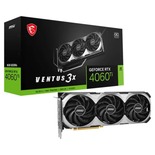 MSI nVidia GeForce RTX 4060 Ti 8GB 128bit RTX 4060 Ti VENTUS 3X E 8G OC grafička karta