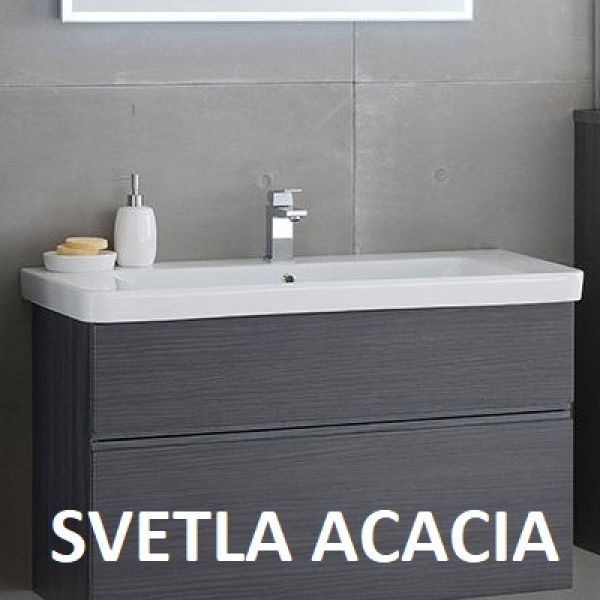 OXANA 105 ORMARIĆ SA LAVABOOM SVETLI BAGREM (ACACIA LIGHT) – KOLPA SAN