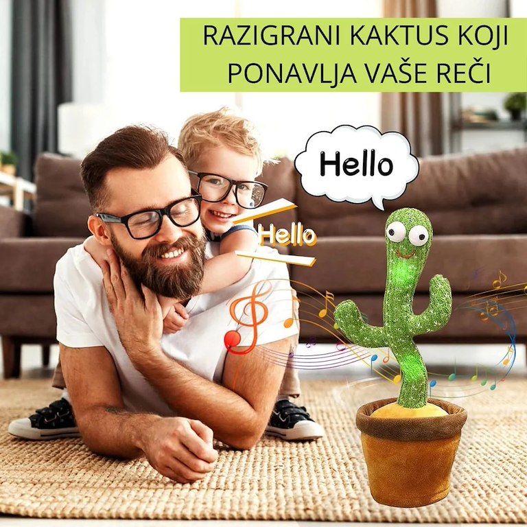 RAZIGRANI KAKTUS – Igračka u obliku kaktusa