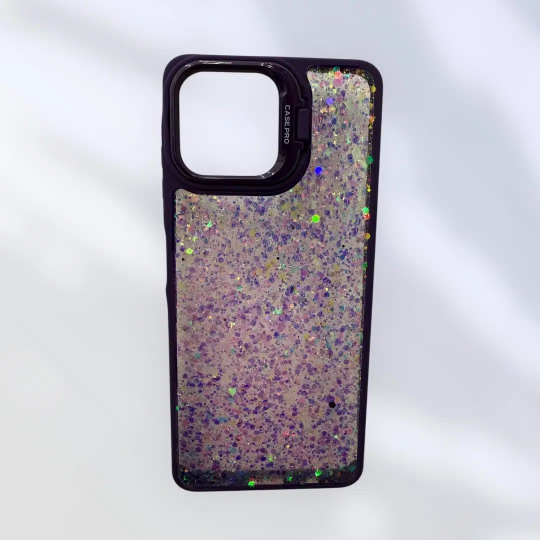 Maska frame glitter za Samsung A06 ljubicasta