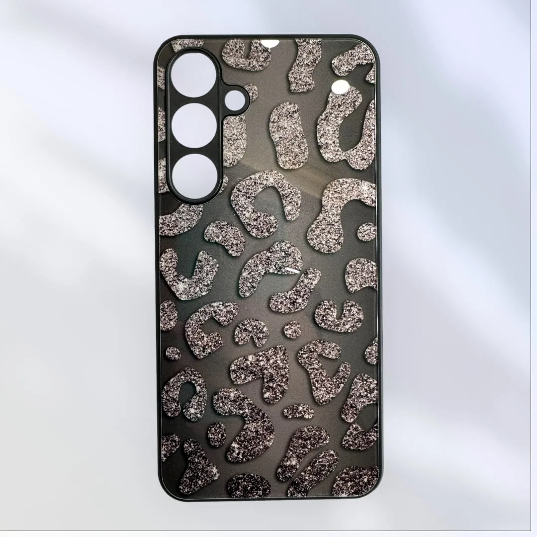 Maska Glass Leopard za Samsung S24 crna