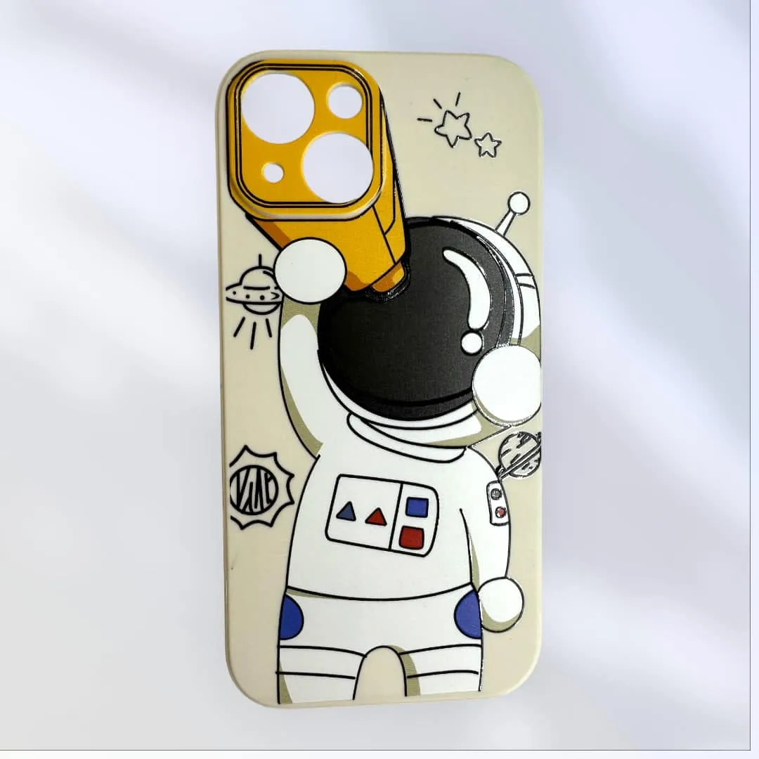 Maska astronaut print za iPhone 15 plus bez