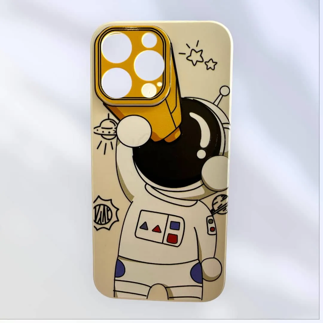 Maska astronaut print za iPhone 15 pro bez