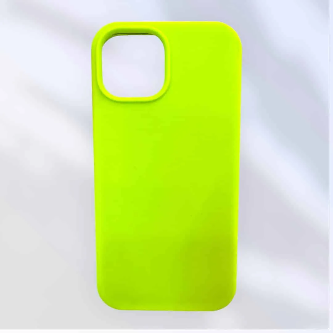 Maska Soft Color za iPhone 15 neon zuta