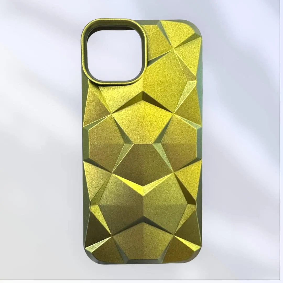 Maska Diamond Cut za iPhone 15 zelena