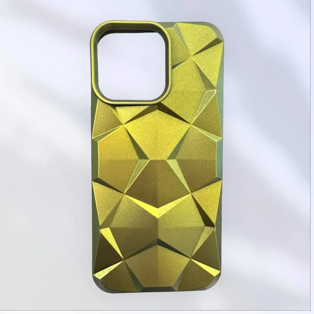 Maska Diamond Cut za iPhone 15 pro max zelena