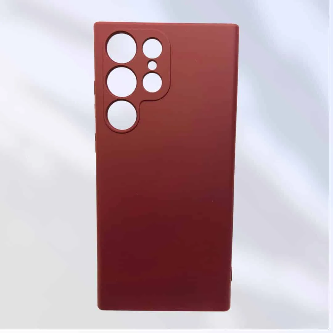 Maska Soft Color za Samsung S23 ultra bordo