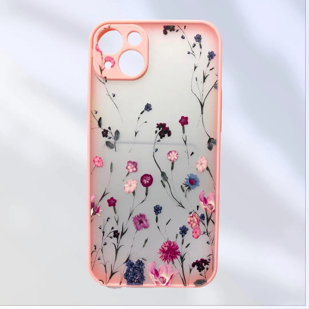 Maska Matte Painted za iPhone 14 flowers