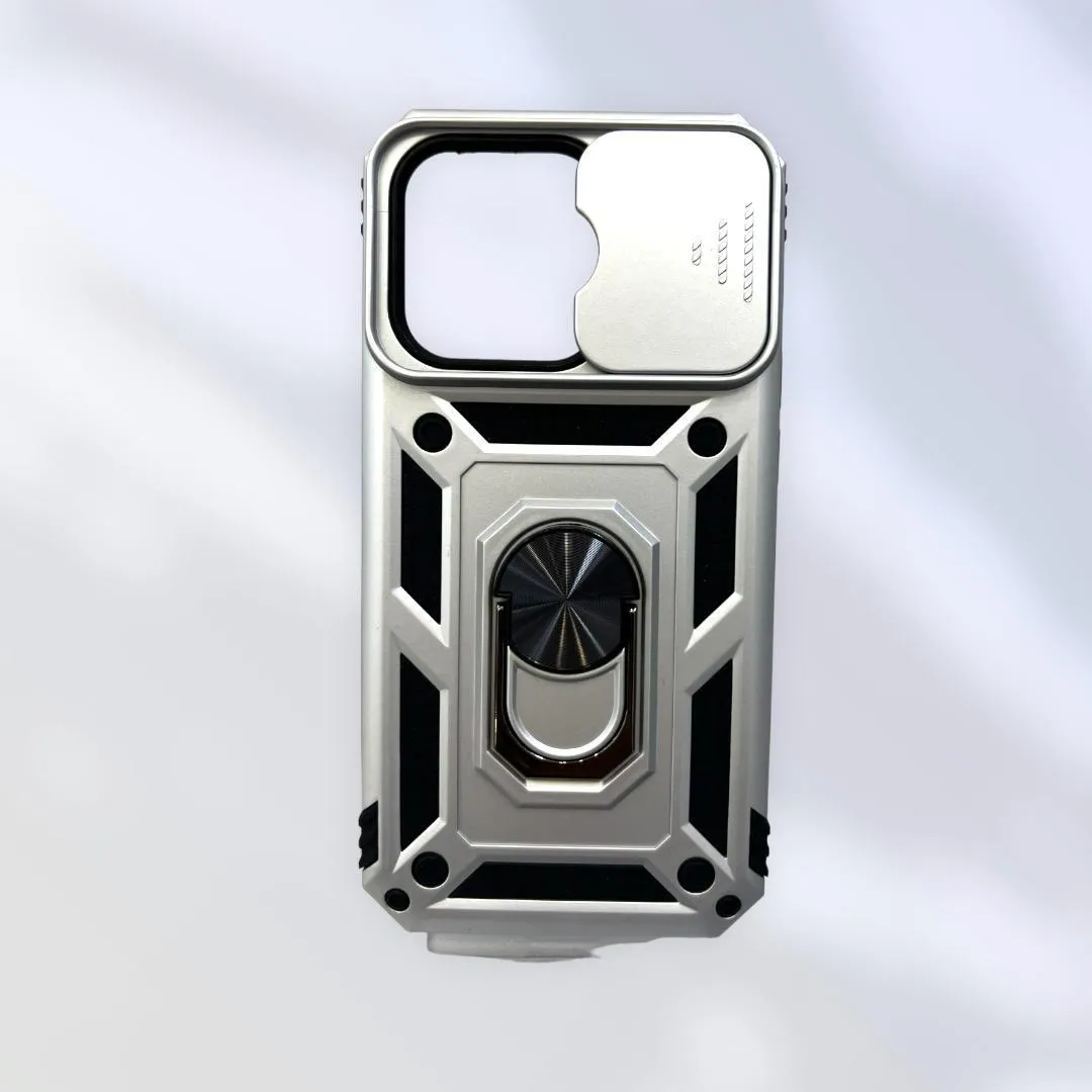 Maska Defender Ring & Camera protection za iPhone 14 pro siva