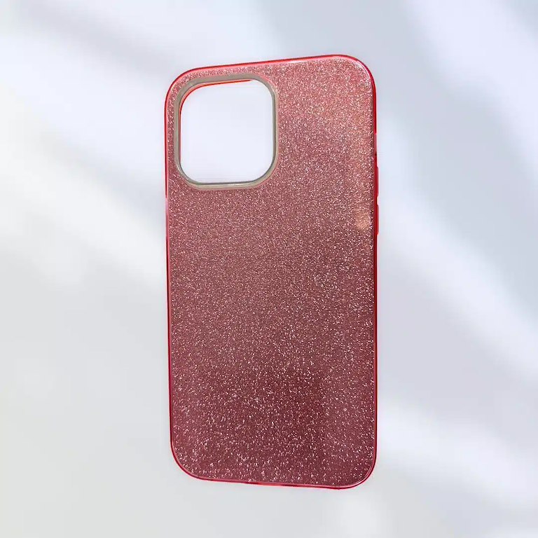 Maska Crystal Dust za iPhone 14 pro max roze