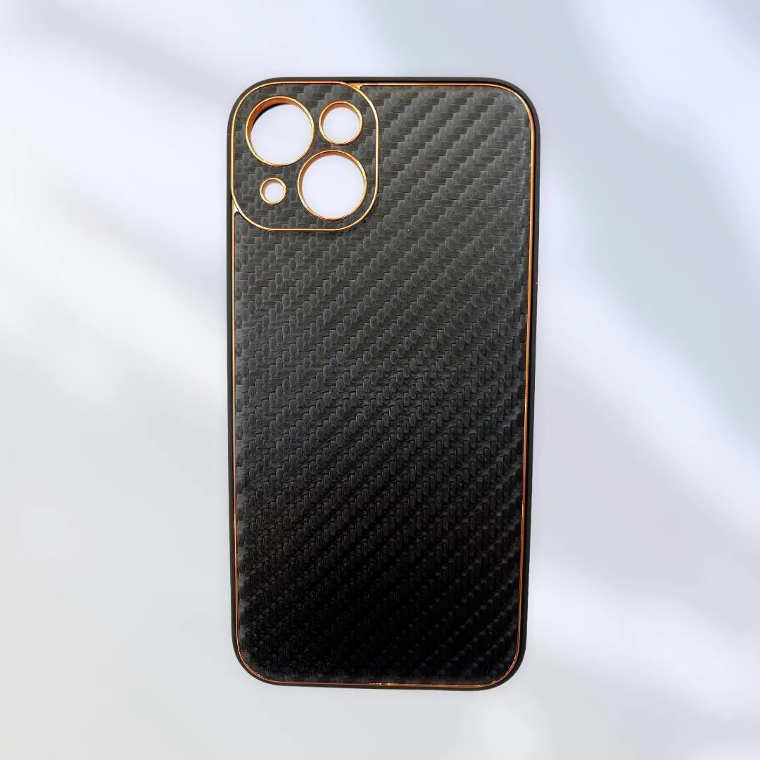 Maska Carbon Elegance za iPhone 13 crna