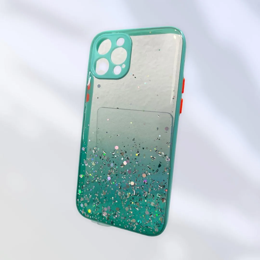 Maska Frame Glitter za iPhone 12 pro mint