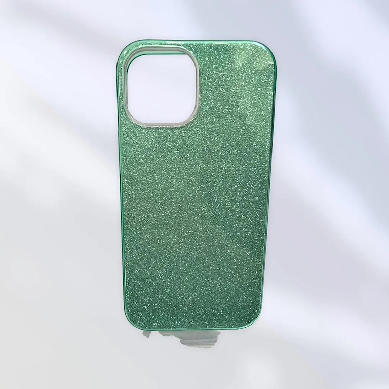 Maska Crystal Dust za iPhone 13 mini zelena