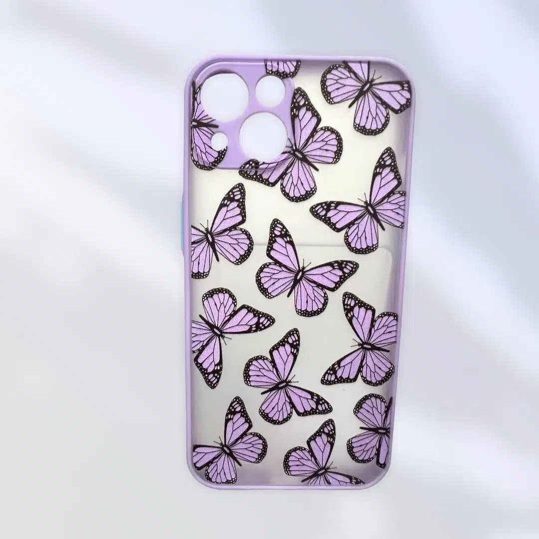 Maska Matte Painted za iPhone 13 butterfly