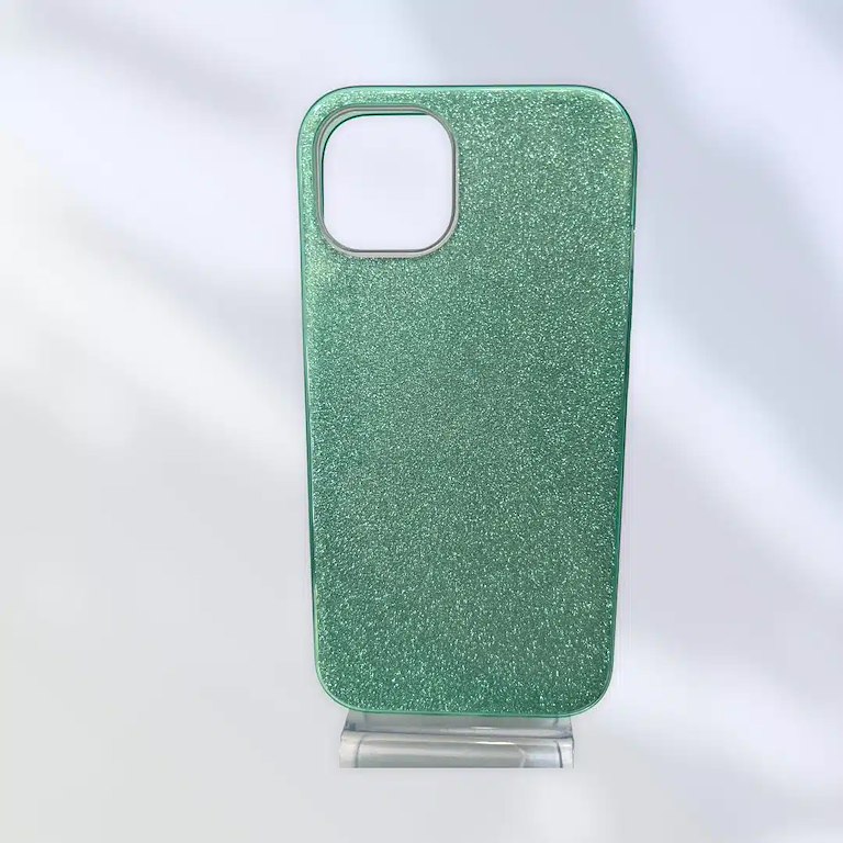 Maska Crystal Dust za iPhone 13 zelena