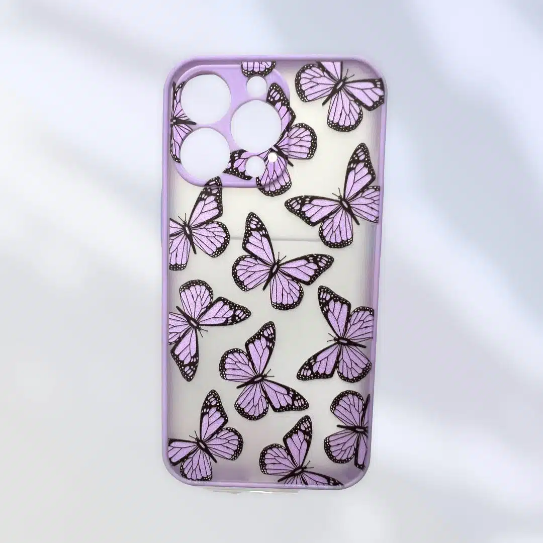 Maska Matte Painted za iPhone 13 pro butterfly