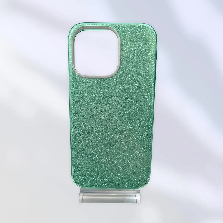 Maska Crystal Dust za iPhone 13 pro zelena