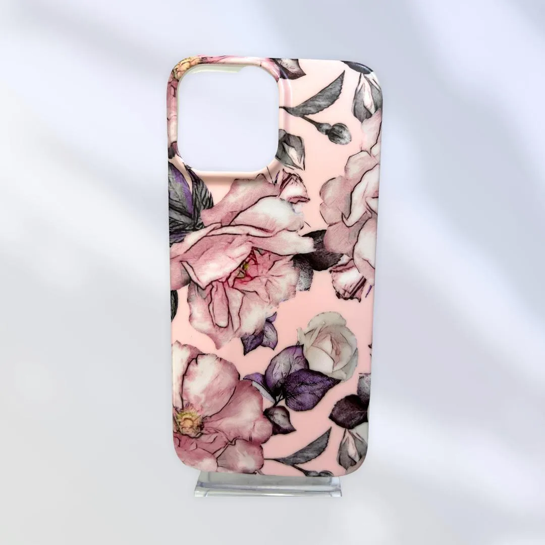 Maska Delicate Flower za iPhone 13 pro max roze