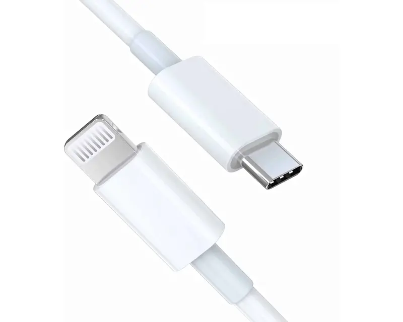 E-GREEN Kabl 3.1 USB tip C na iPhone Lighting 5,6,7 2.4 A, 2m, Beli