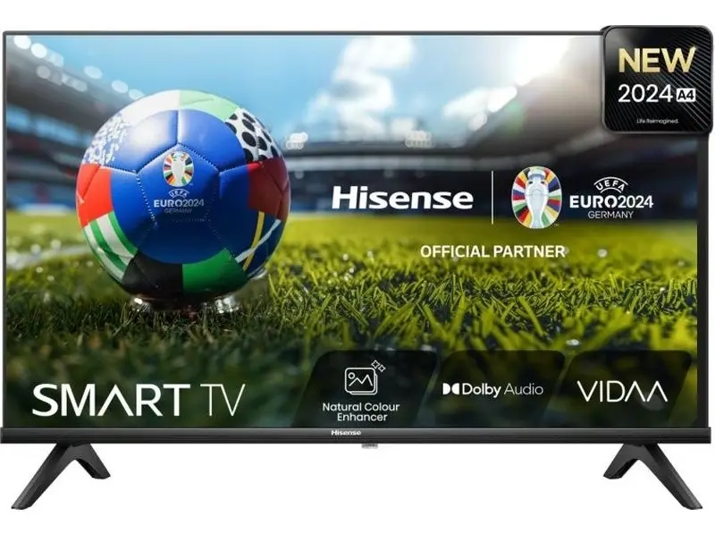 HISENSE Smart televizor 32A4N, 32", LED HD, Crni