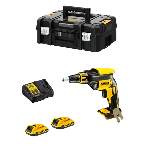 DEWALT Akumulatorski šauber bez četkica 18V 2x2 Ah DCF620D2